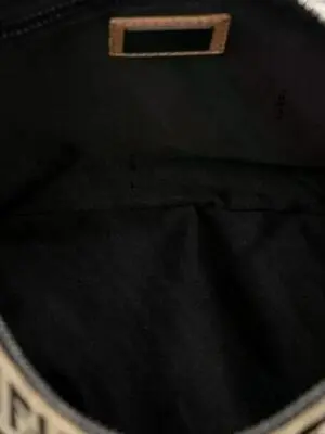 Fendi 2000-2010 Zucchino Canvas Shoulder Bag