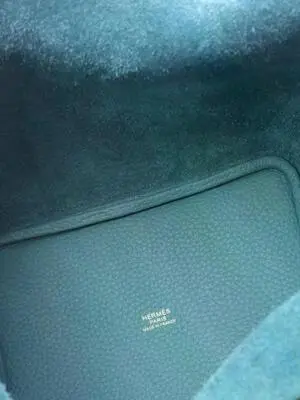 Hermès Clemence Picotin Lock 18 Handbag 2024 - Blue