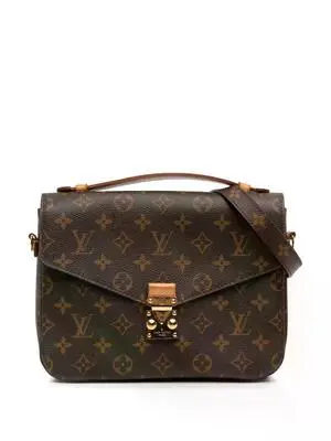LOUIS VUITTON 2016 Pochette Metis Satchel Monogram - Brown