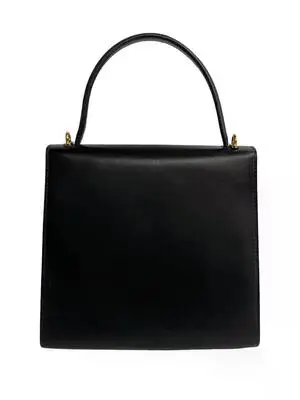 Celine 20th Century Leather Satchel - Blue