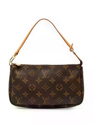 LOUIS VUITTON 1998 Monogram Pochette Accessoires - Brown