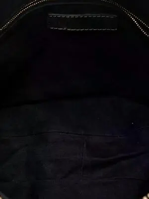 Burberry Supernova Check Coated Canvas And Metallic Leather Shoulder Bag - Grey