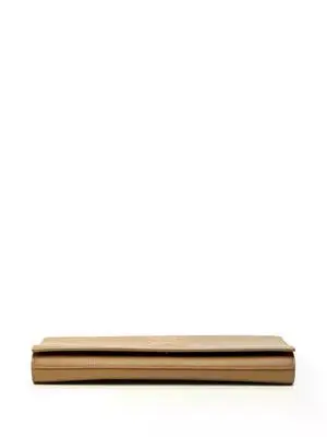 Saint Laurent 2016 Large Calfskin Monogram Belle De Jour Clutch - Brown
