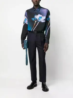 PT TORINO Slim-cut Leg Trousers - Blue