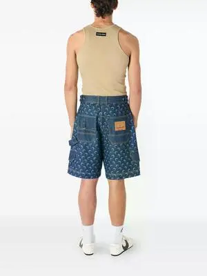 MARINE SERRE Logo Ribbed Jersey Tank Top