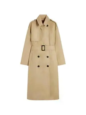 Max Mara Belted Cotton Trench Coat