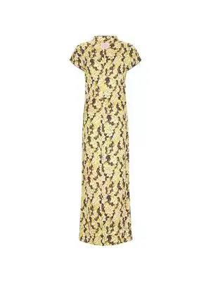 DES_PHEMMES Floral-print Midi Dress