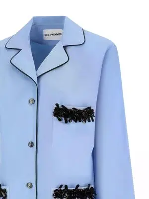 DES_PHEMMES Embellishment Shirt