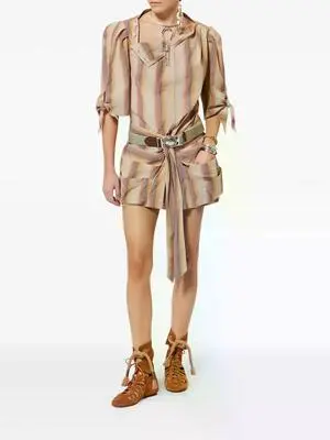 Isabel Marant Étoile Mariza Striped Mini Dress