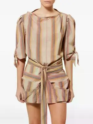 Isabel Marant Étoile Mariza Striped Mini Dress