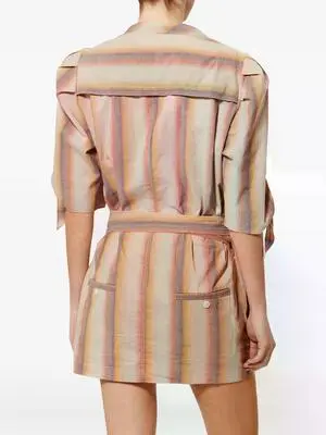 Isabel Marant Étoile Mariza Striped Mini Dress