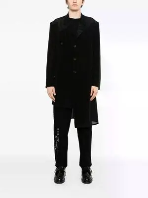 Yohji Yamamoto Single-breasted Coat