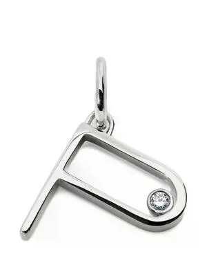 Monica Vinader Solitaire Diamond Initial Pendant