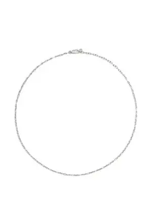 Monica Vinader Textured-chain Necklace - Silver