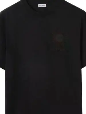 Burberry Sun Cotton T-shirt - Black