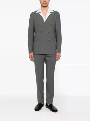 LARDINI Paul Striped-pattern Chest-pocket Shirt