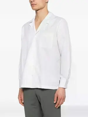 LARDINI Paul Striped-pattern Chest-pocket Shirt