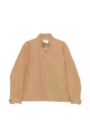 LARDINI Zip-front Jacket - Neutrals