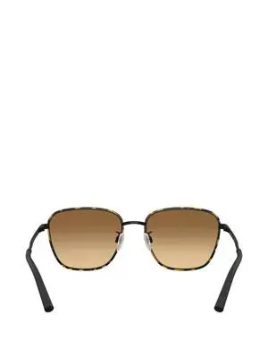 Oliver Spencer Square Frame Sunglasses - Brown