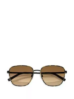 Oliver Spencer Square Frame Sunglasses - Brown