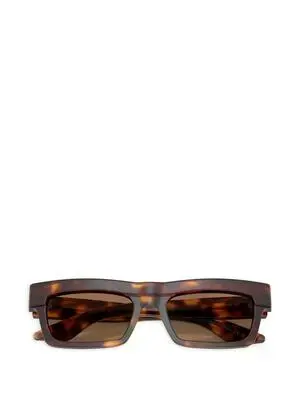Oliver Spencer Rectangle Sunglasses - Brown