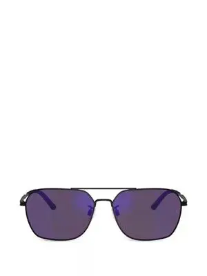 Oliver Spencer Pilot-frame Sunglasses - Black