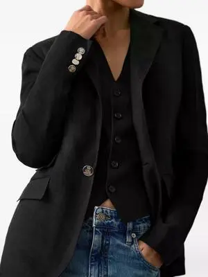 Ralph Lauren Single-breasted Linen Jacket