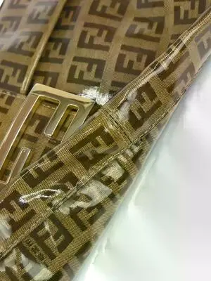 Fendi 2008 Zucchino Monogram Baguette