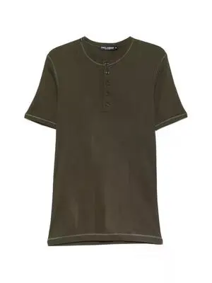 Dolce & Gabbana Buttoned T-shirt