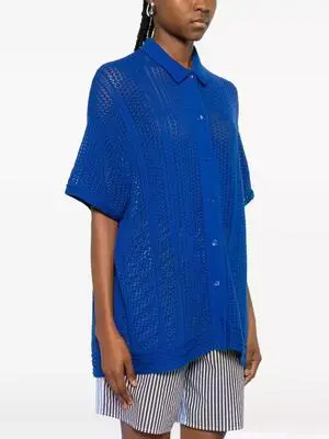 Eric Bompard Open-work Buttoned Shirt