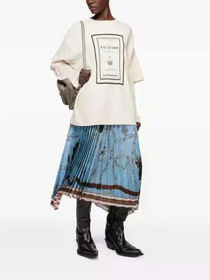 Acne Studios Layered-effect Graphic-print T-shirt