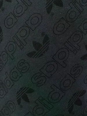 Adidas Originals Monogram Print Cotton Shorts