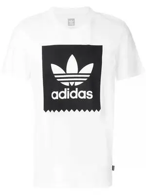 Adidas Originals Logo Print T-shirt - White