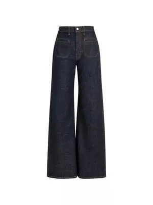 Khaite Contrast Stitching Jeans For Women