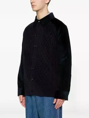 Loewe Cable Knit Corduroy Jacket