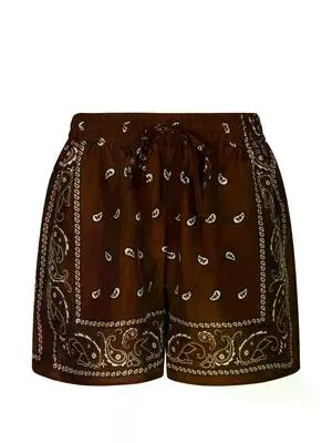 P.a.r.o.s.h Paisley Print Drawstring Shorts