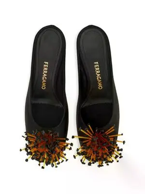 FERRAGAMO S-shaped Heeled Mules