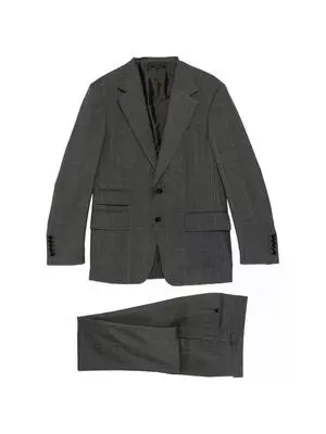 TOM FORD Checked Suit - Grey