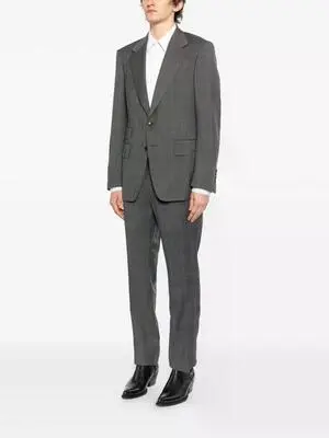 TOM FORD Checked Suit - Grey
