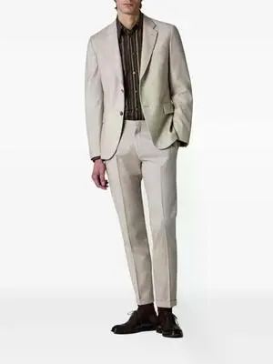 Paul Smith Cuffed Trousers - Neutrals
