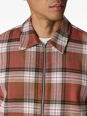 Paul Smith Zip-up Checked Shirt