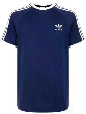 Adidas Embroidered-logo T-shirt - Blue