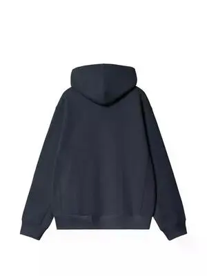 Carhartt Work In Progress American Script Zip-up Hoodie - Blue
