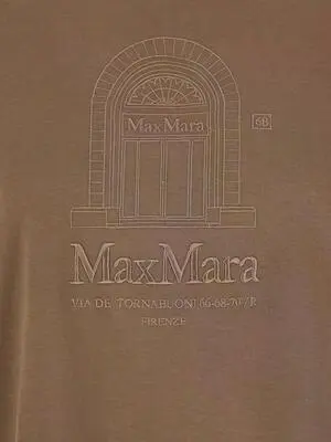 Max Mara Logo-embroidered T-shirt
