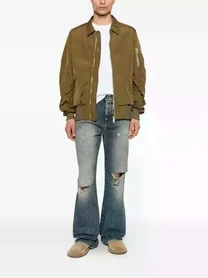 GIORGIO BRATO Pointed-collar Bomber Jacket