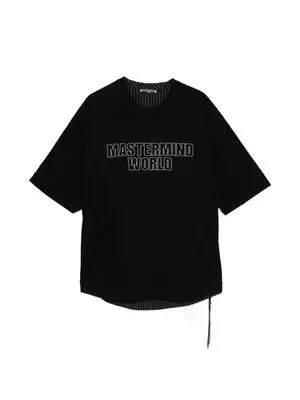 MASTERMIND WORLD Striped T-shirt - Black
