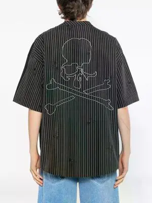 MASTERMIND WORLD Striped T-shirt - Black