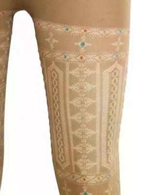 Issey Miyake 2010s Patterned Tights