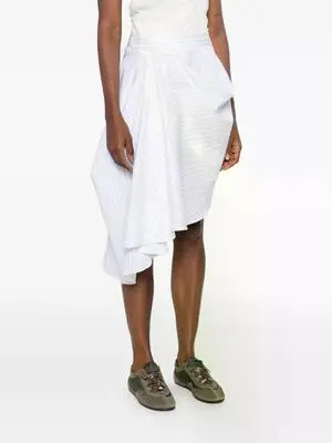 JW Anderson Striped Asymmetric Skirt