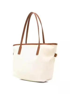 MC2 SAINT BARTH Embroidered-logo Tote - Yellow